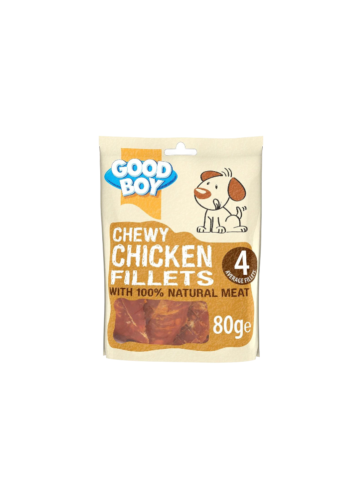 Good Boy - Chewy Chicken Fillets - 80G – Pet Planet Kuwait