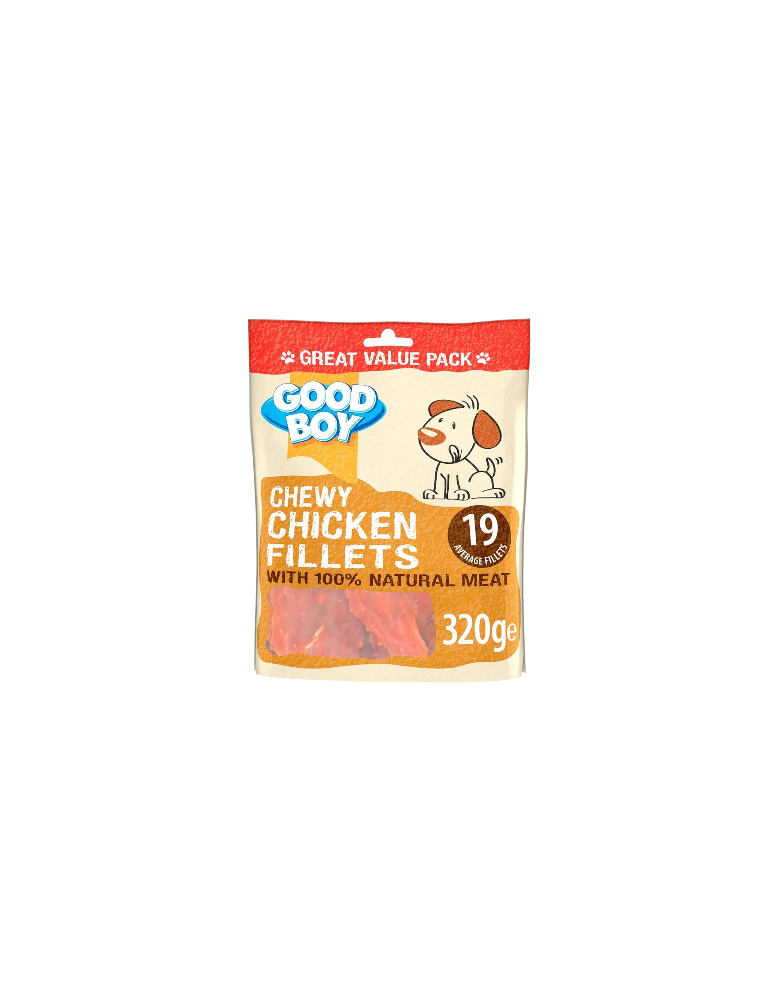 Good Boy - Chewy Chicken Fillets 320g Value Pack – Pet Planet Kuwait
